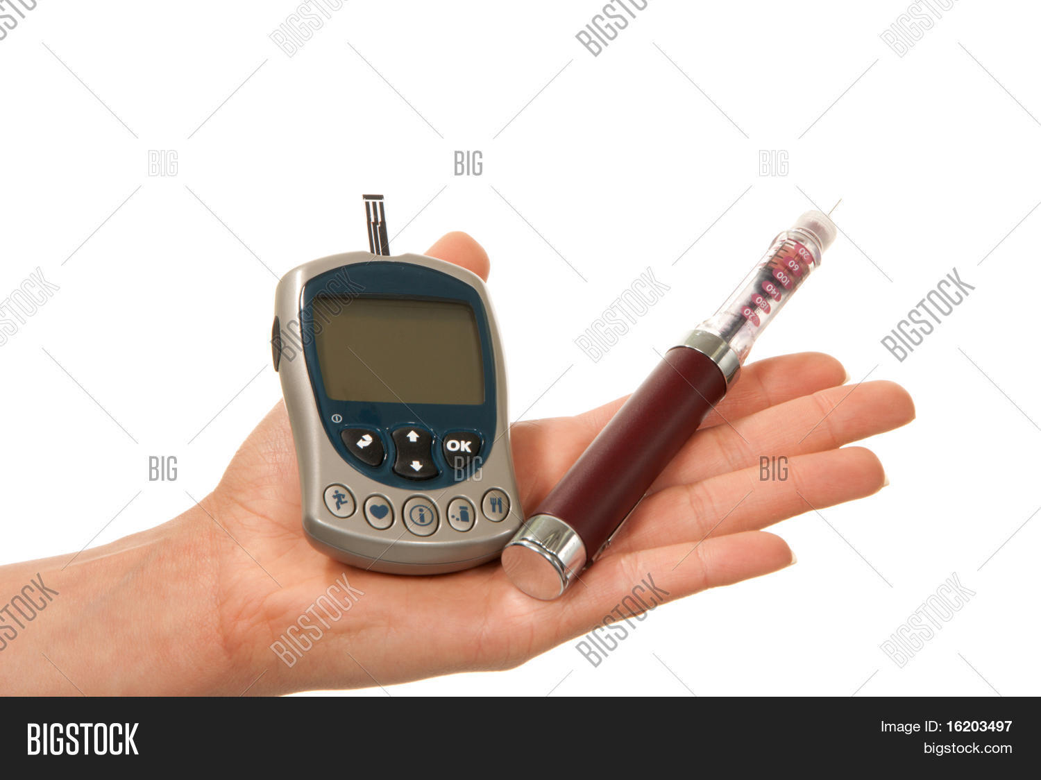 Diabetes Hand Insulin Image & Photo (Free Trial) | Bigstock