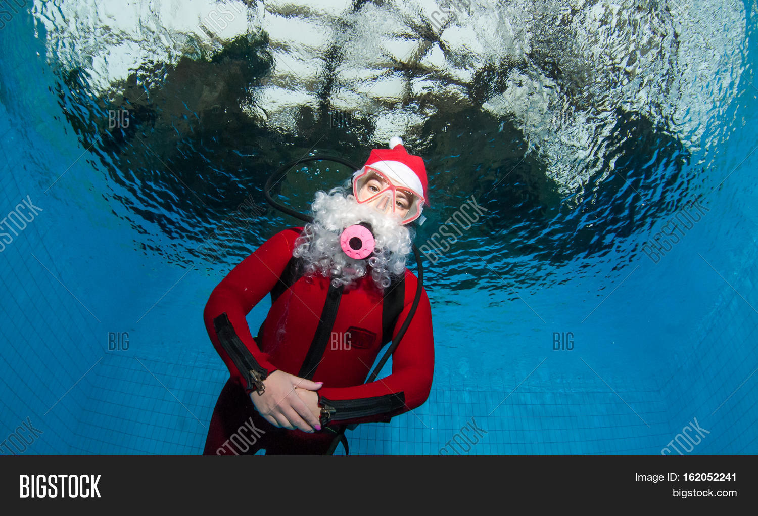 Scuba Diving Santa Image & Photo (Free Trial) | Bigstock