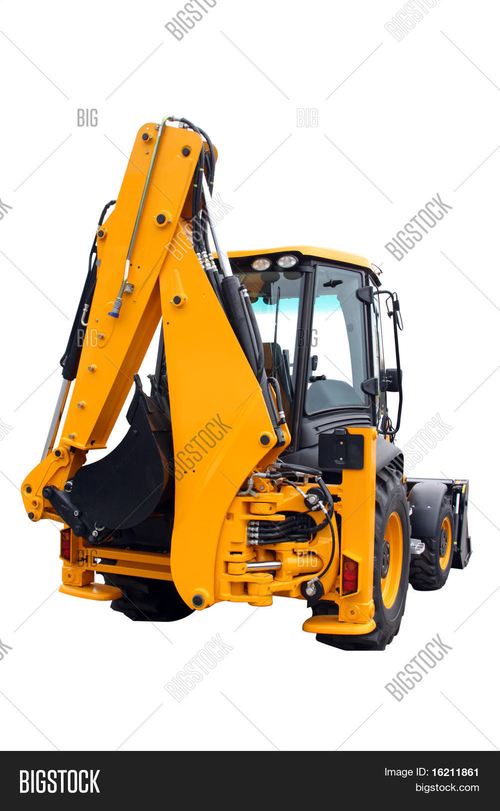 Yellow Tractor Image & Photo (Free Trial) | Bigstock