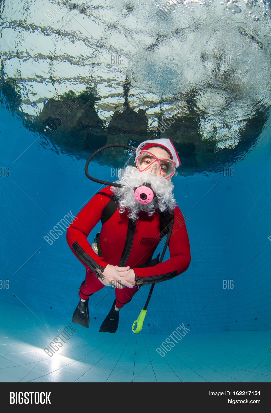 Scuba Diving Santa Image & Photo (Free Trial) | Bigstock
