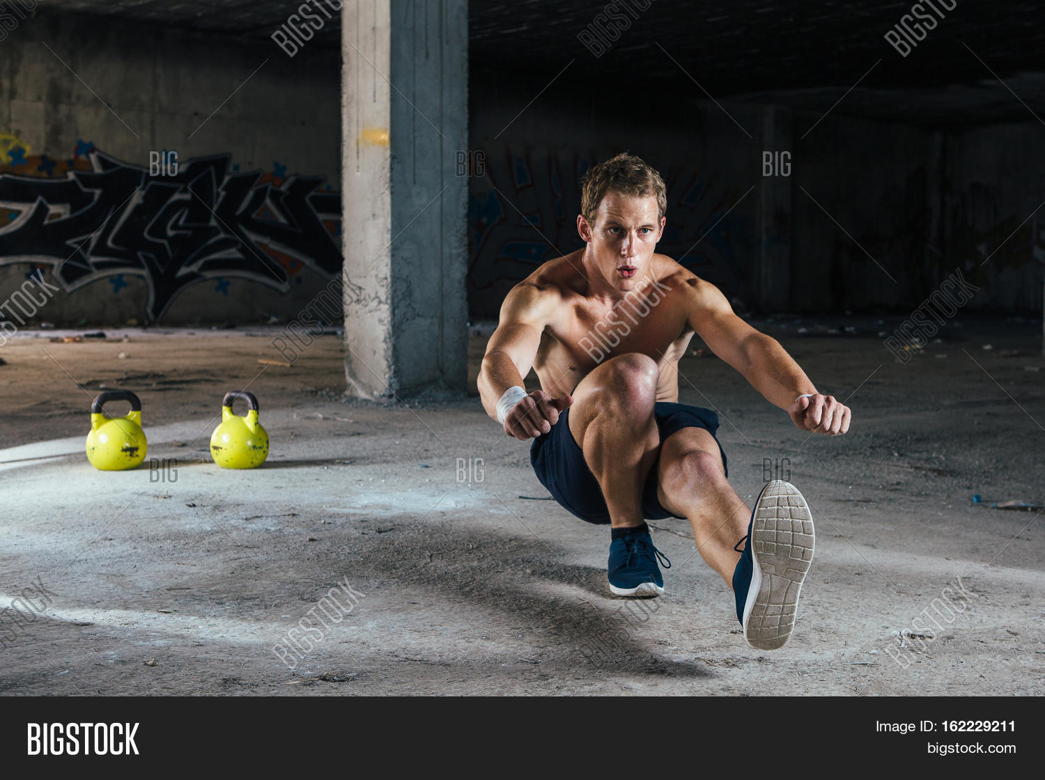 Front View Strong Man Image & Photo (Free Trial) | Bigstock