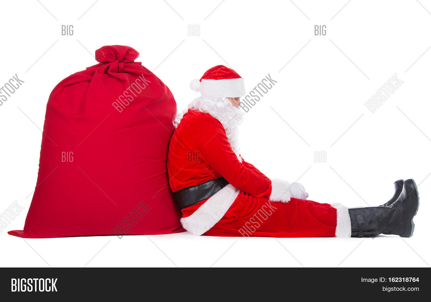 Tired Santa Claus Have Image & Photo (Free Trial) | Bigstock