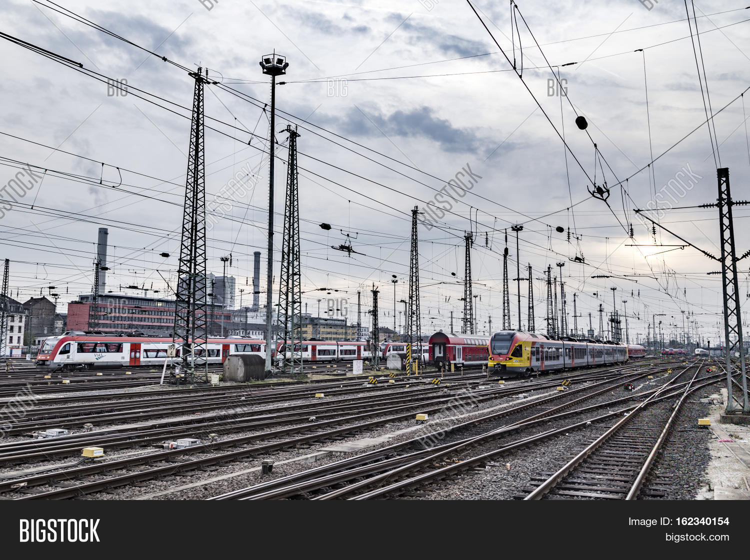 Trains Arrive Depart Image & Photo (Free Trial) | Bigstock