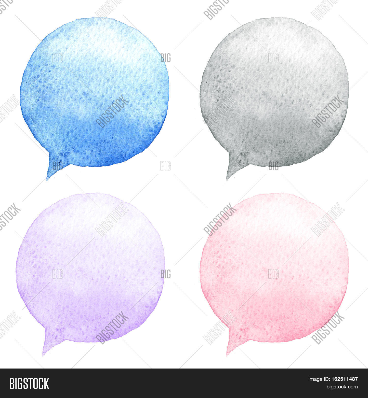 Watercolor Speech Image & Photo (Free Trial) | Bigstock