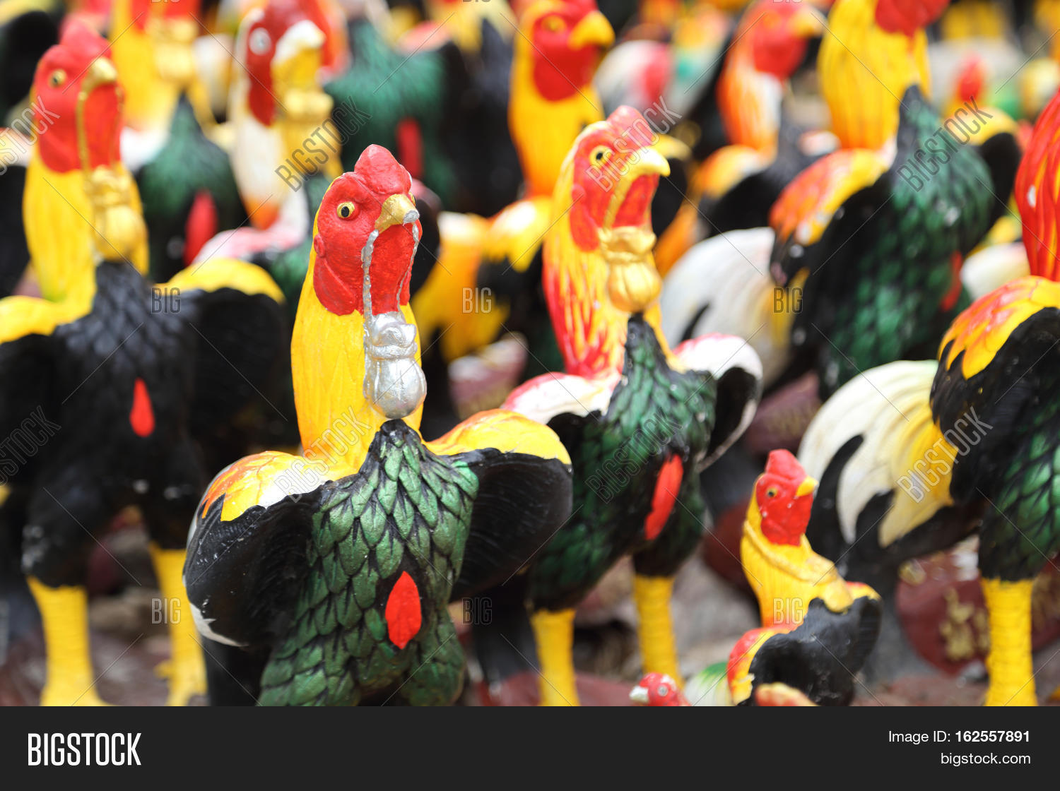 Colorful Many Statues Image & Photo (Free Trial) | Bigstock