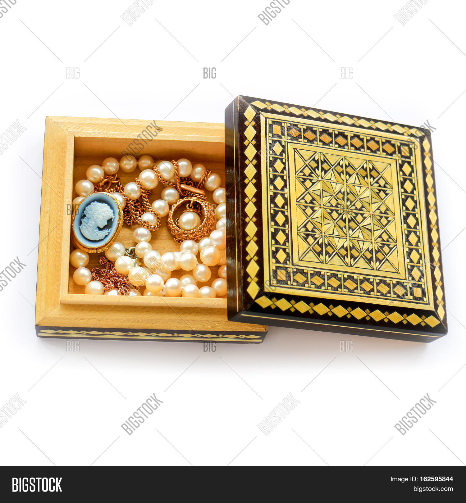 Carved Wooden Box Gold Image & Photo (Free Trial) | Bigstock
