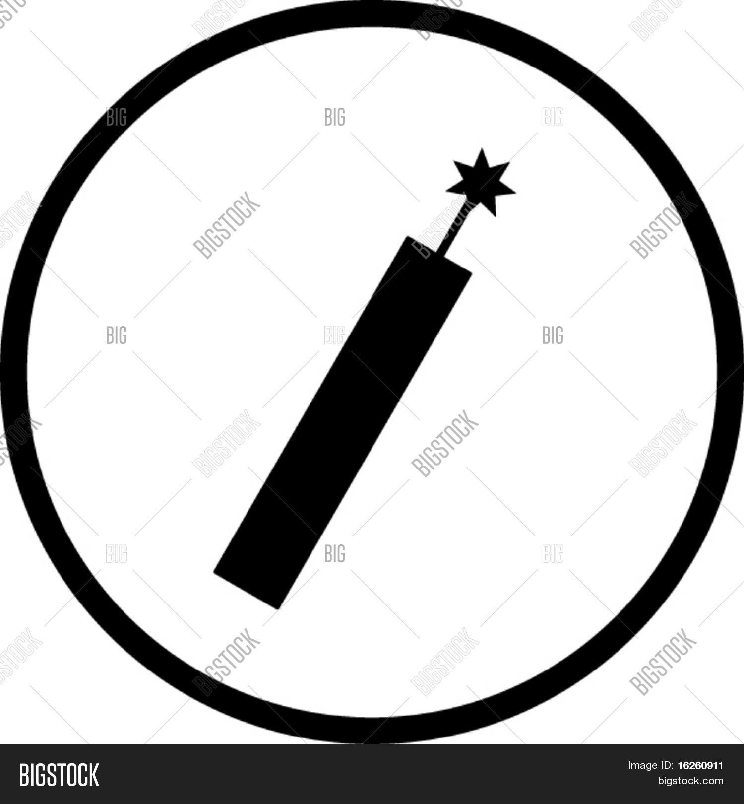 Dynamite Symbol Vector & Photo (Free Trial) | Bigstock