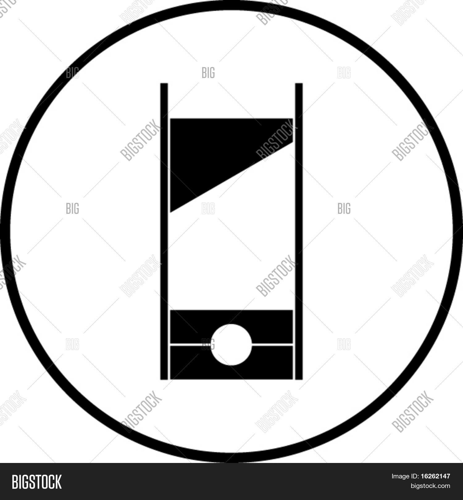 Guillotine Symbol Vector & Photo (Free Trial) | Bigstock