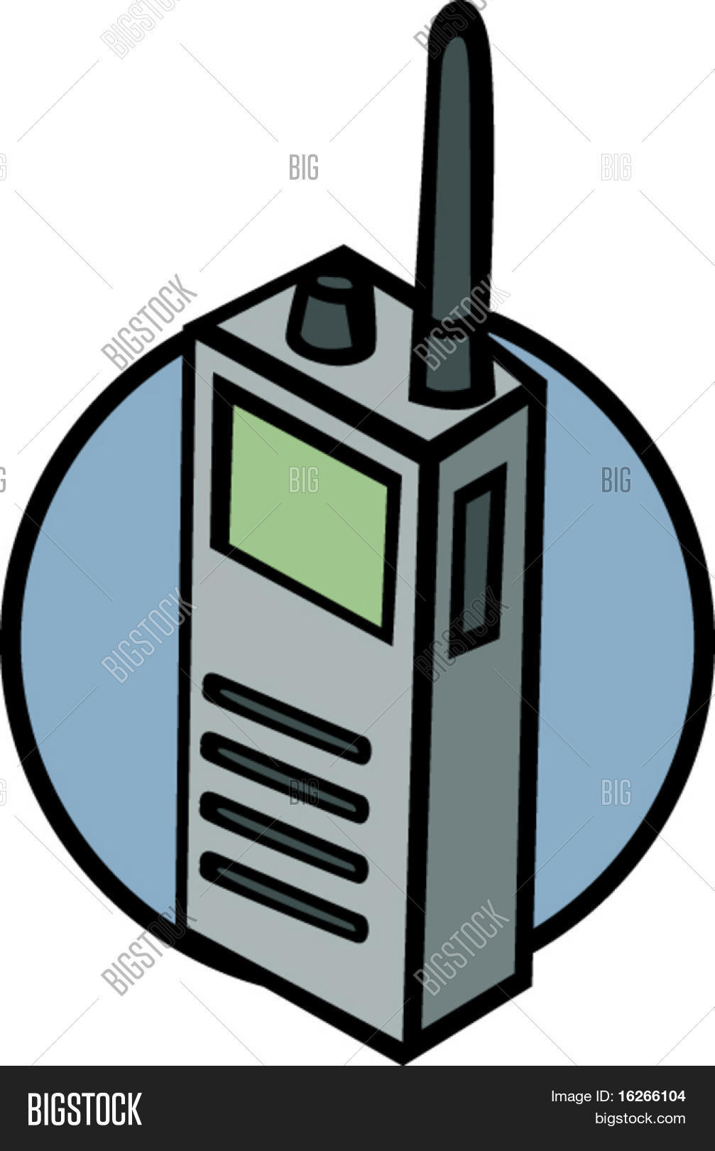 Mobile Two-way Radio Vector & Photo (Free Trial) | Bigstock