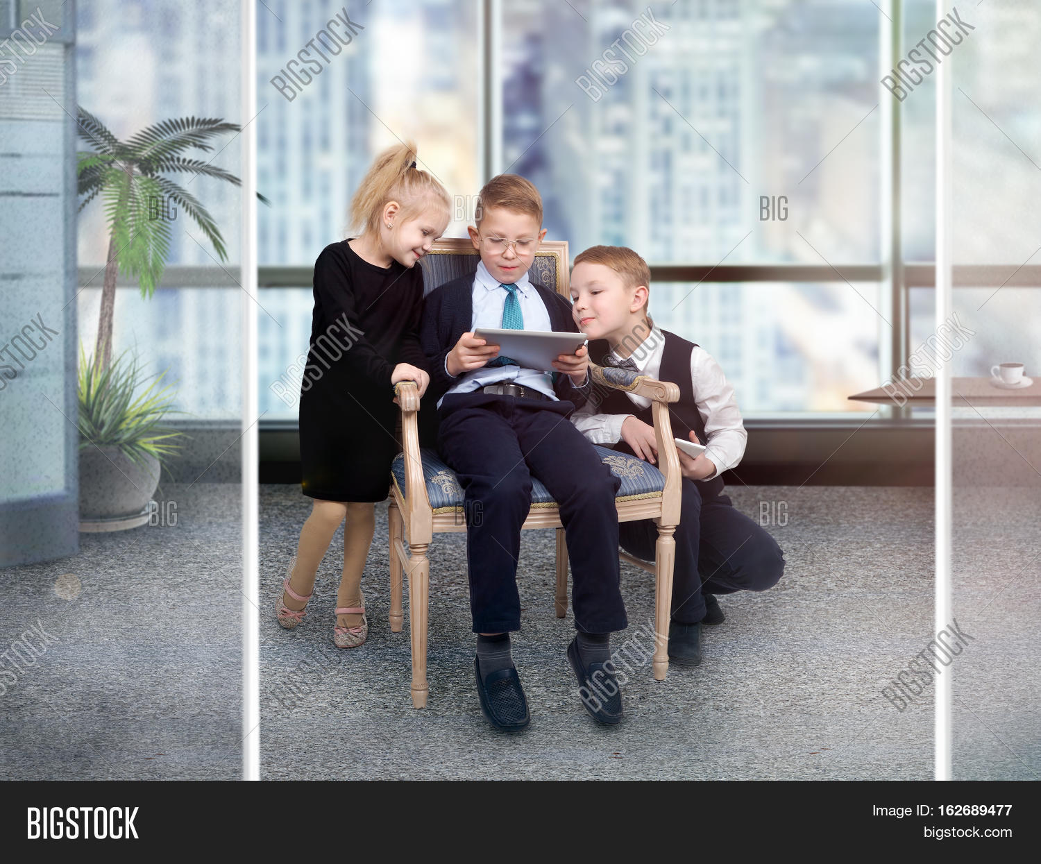 Children Office Tablet Image & Photo (Free Trial) | Bigstock