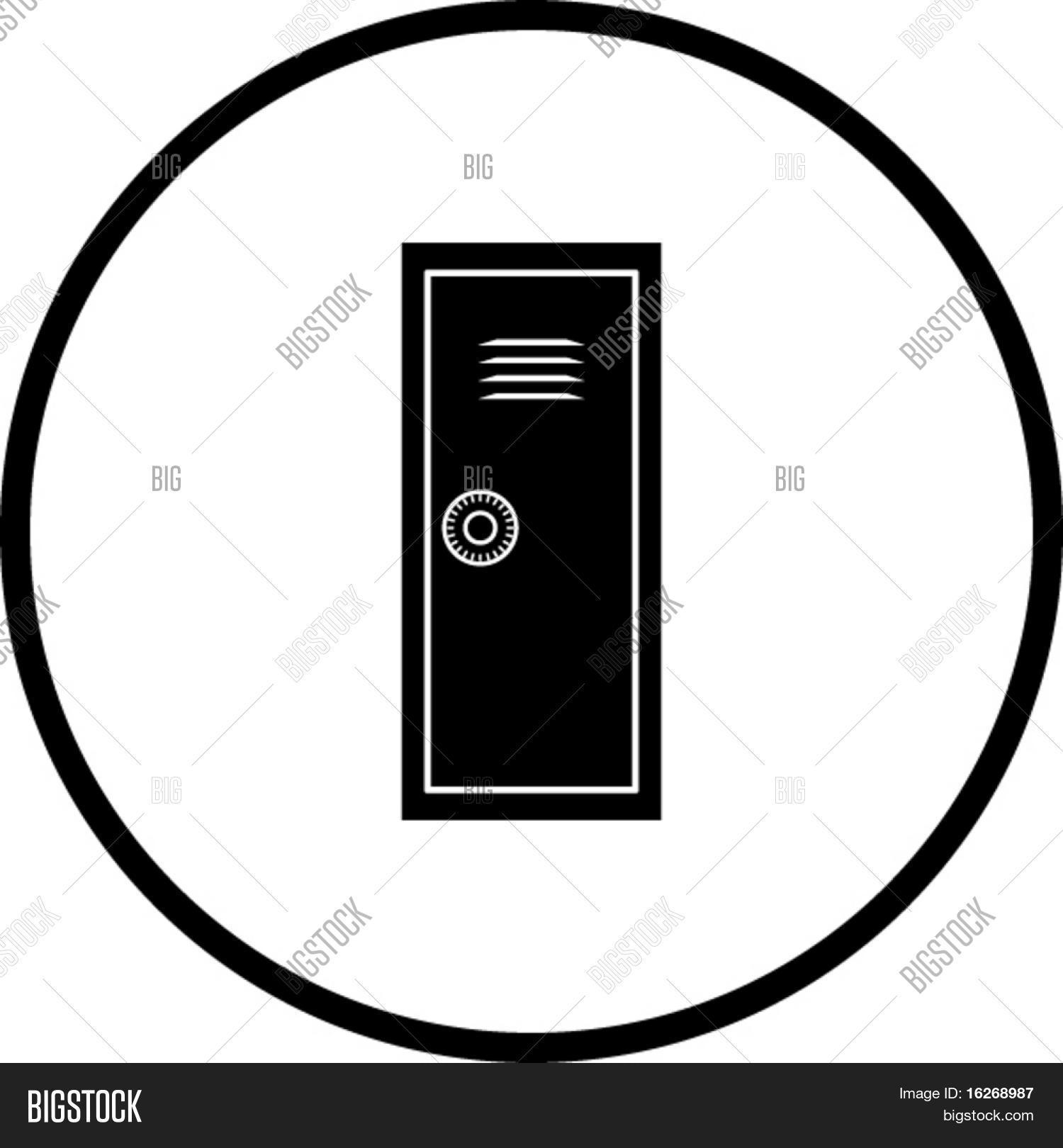 Locker Symbol Vector & Photo (Free Trial) | Bigstock