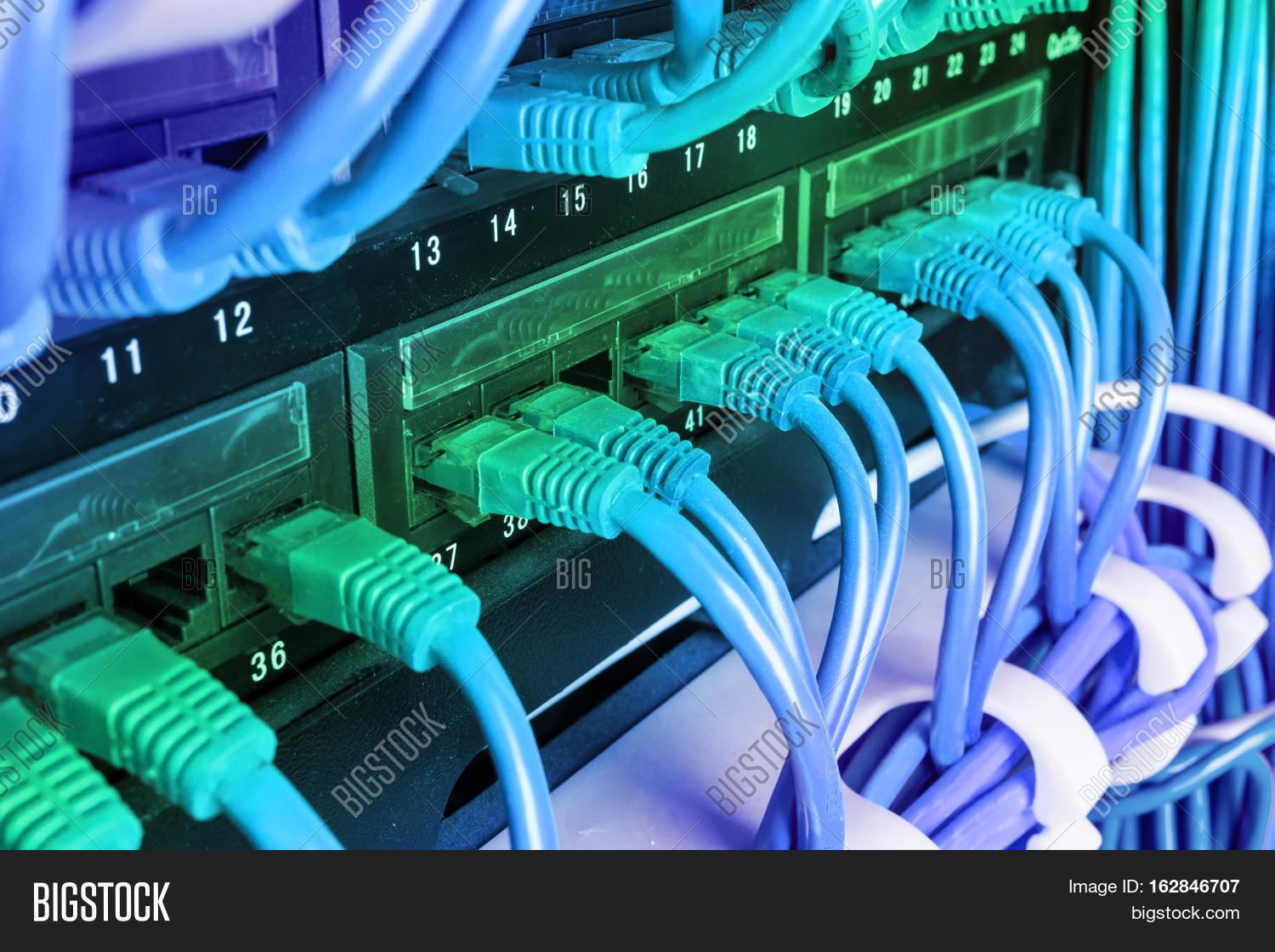 Server Rack Blue Image & Photo (Free Trial) | Bigstock