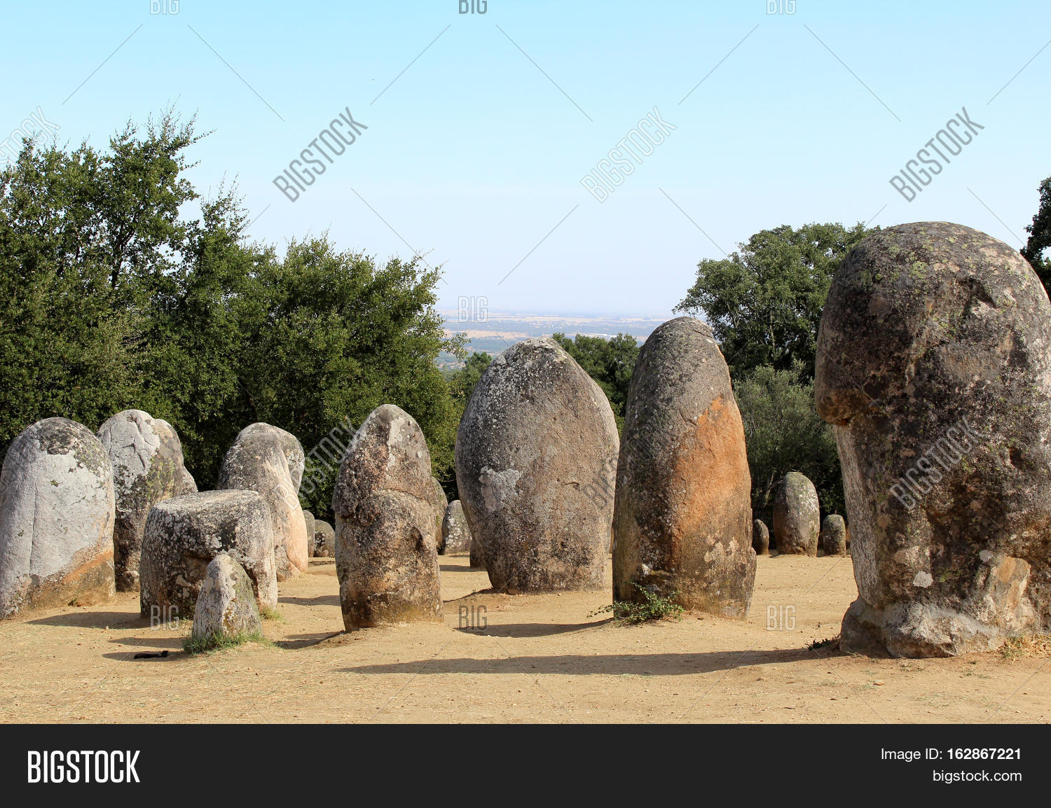 Cromlech Almendres Image & Photo (Free Trial) | Bigstock