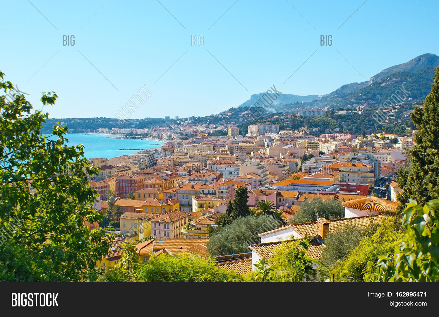 Cityscape Menton Image & Photo (Free Trial) | Bigstock