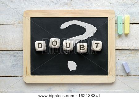 Word DOUBT Question Image & Photo (Free Trial) | Bigstock