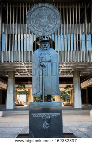 Statue Father Damien Image & Photo (Free Trial) | Bigstock