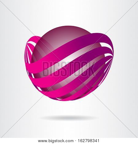 Logo Stylized Sphere Vector & Photo (Free Trial) | Bigstock