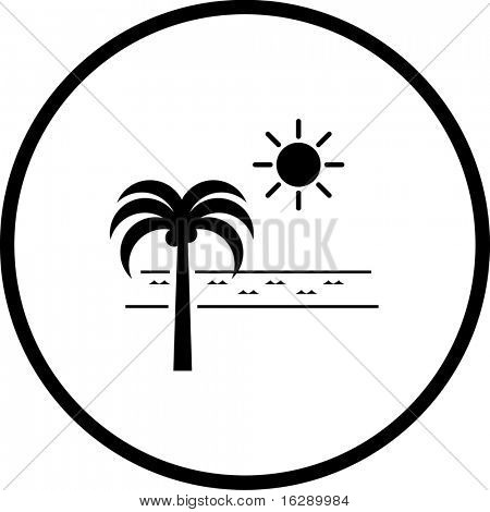 Beach Symbol Image & Photo (Free Trial) | Bigstock