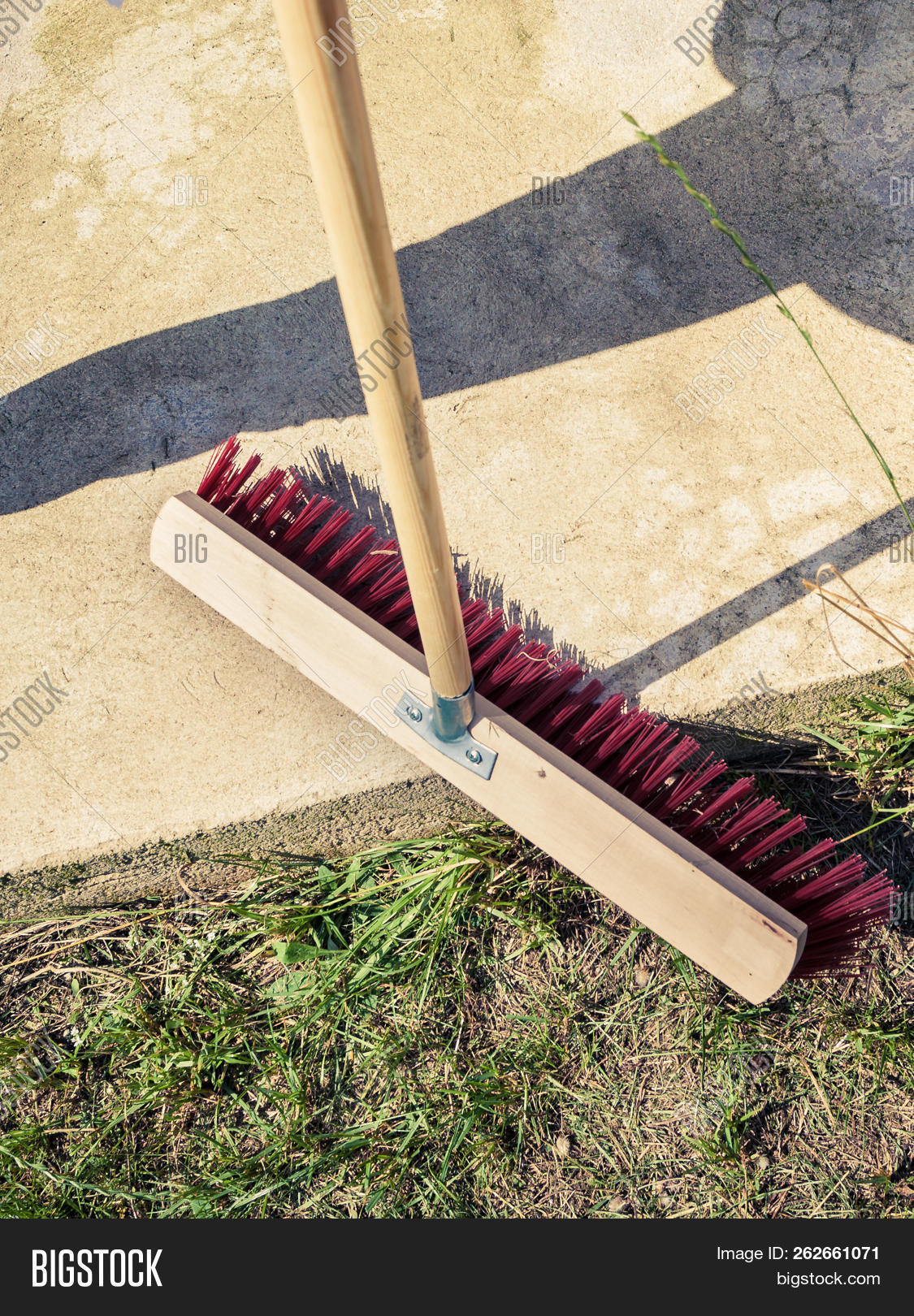 Person Using Big Broom Image & Photo (Free Trial) | Bigstock