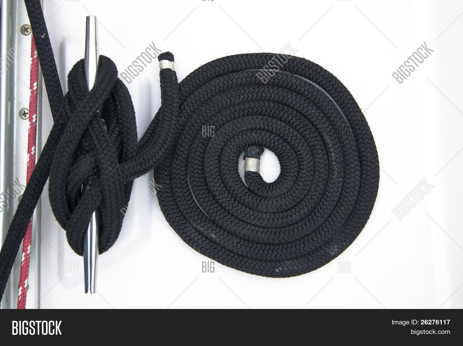 Black Coiled Rope Image & Photo (Free Trial) | Bigstock