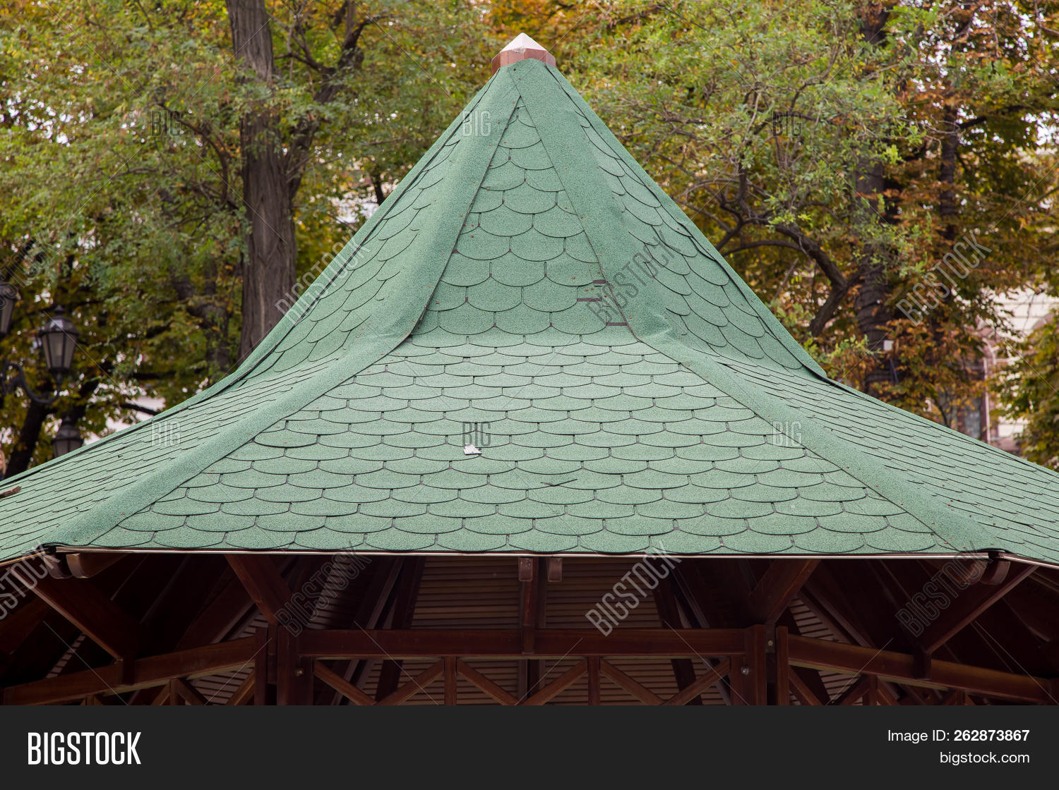 Green Cone Arbor Roof Image & Photo (Free Trial) | Bigstock