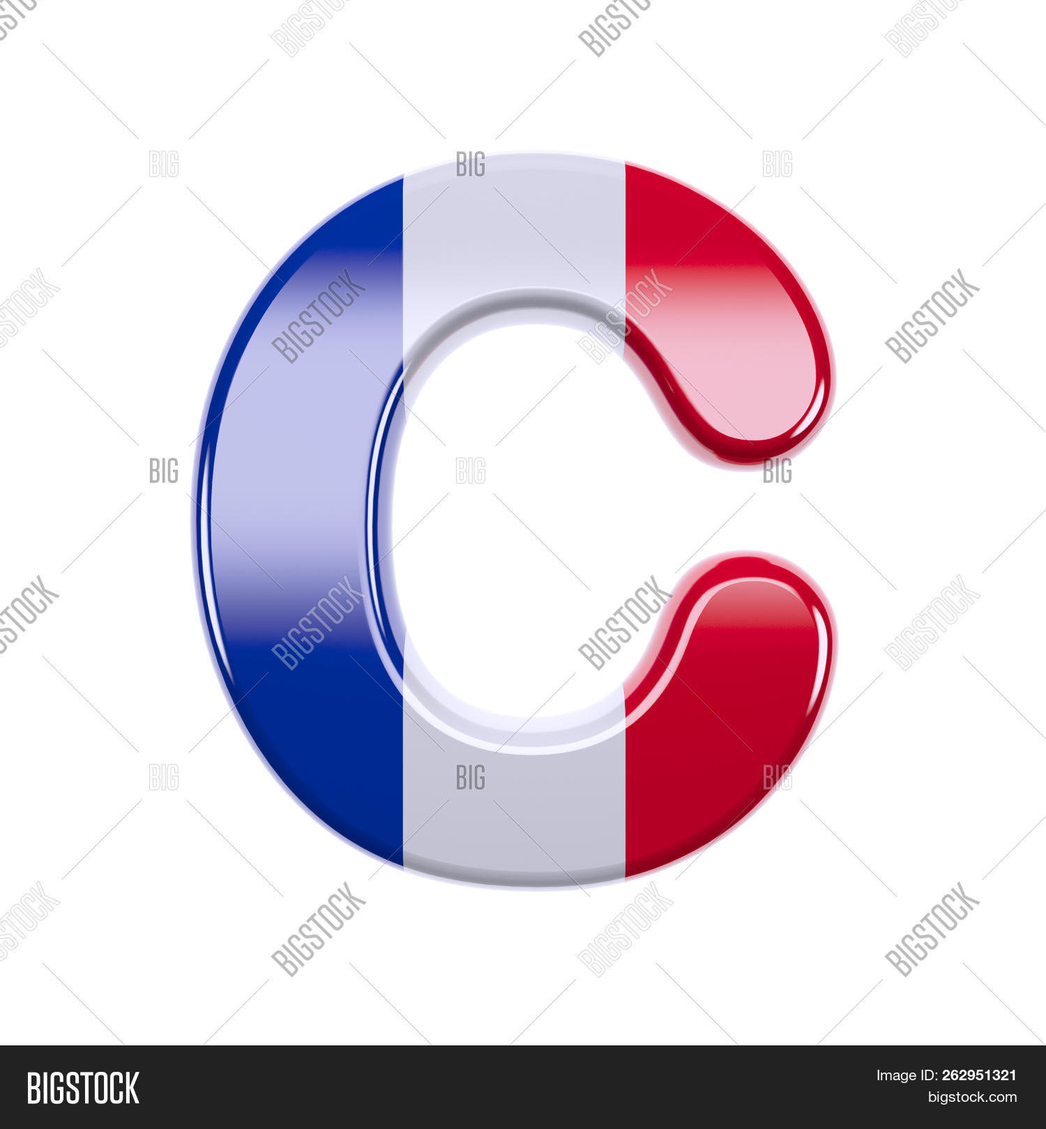 French Flag Letter C Image & Photo (Free Trial) | Bigstock