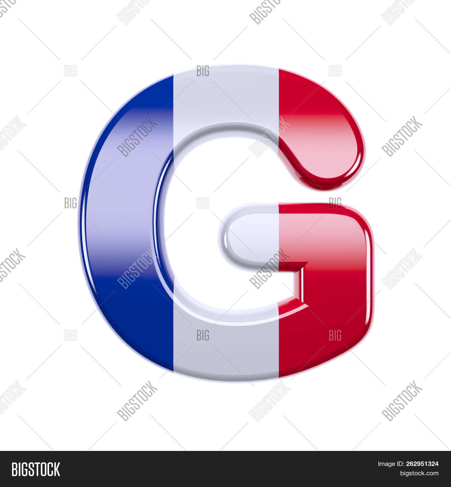 French Flag Letter G Image & Photo (Free Trial) | Bigstock