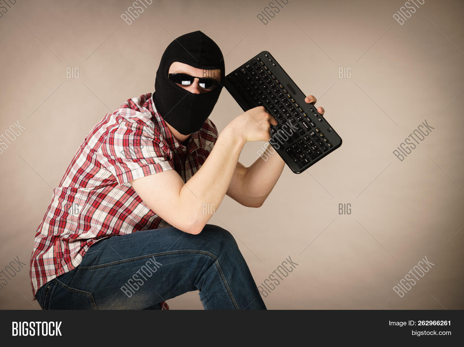Crazy Hacker Man. Image & Photo (Free Trial) | Bigstock