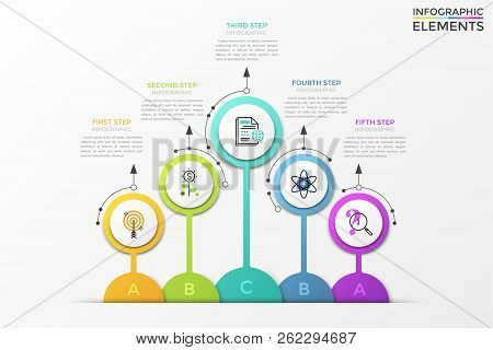 Five Colorful Vector & Photo (Free Trial) | Bigstock