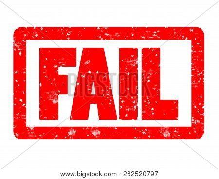 Fail Red Rubber Stamp Image & Photo (Free Trial) | Bigstock