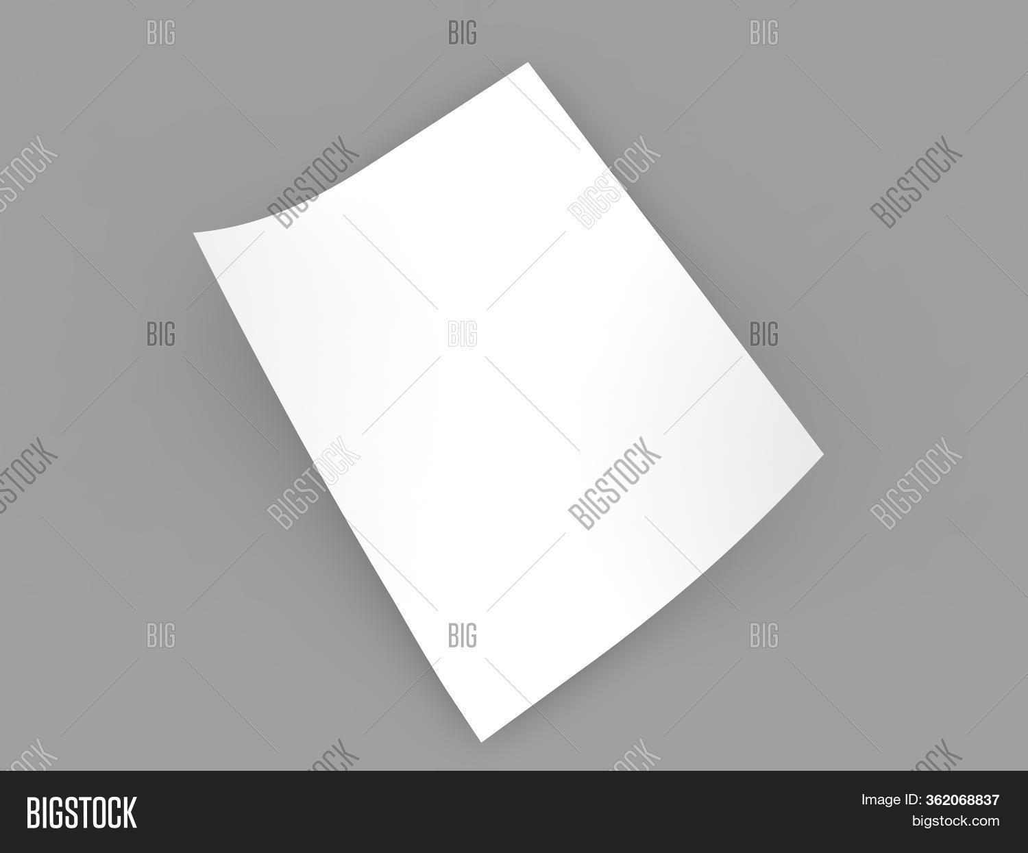 Sheet Curved A4 Paper Image & Photo (Free Trial) | Bigstock
