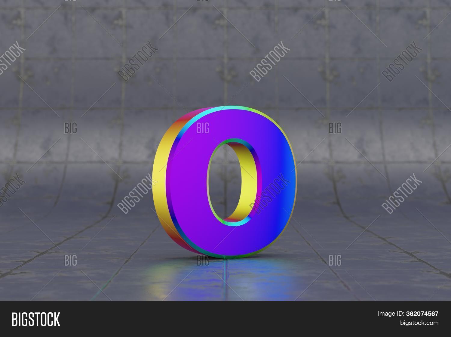 Multicolor 3d Letter O Image & Photo (Free Trial) | Bigstock