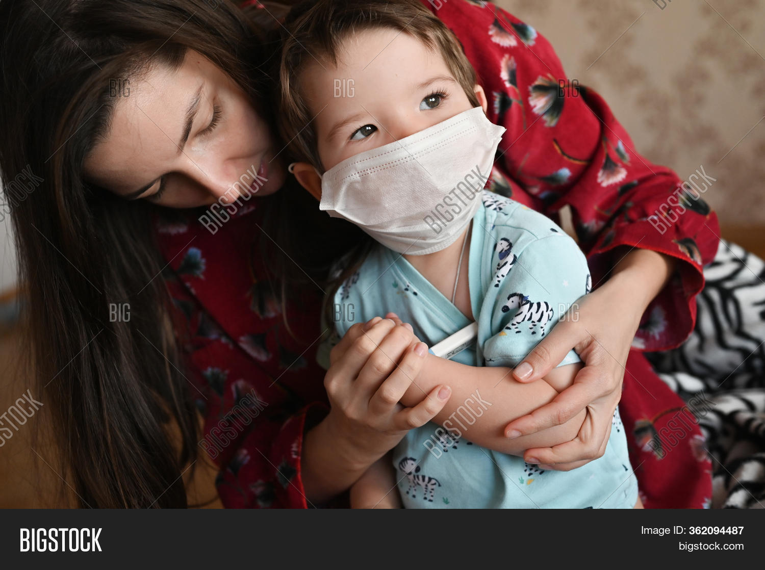 Masked Child Measures Image & Photo (Free Trial) | Bigstock