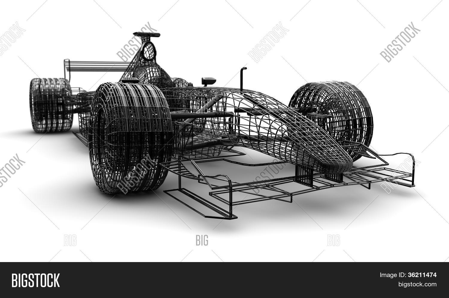 Wireframe Formula 1 Image & Photo (Free Trial) | Bigstock