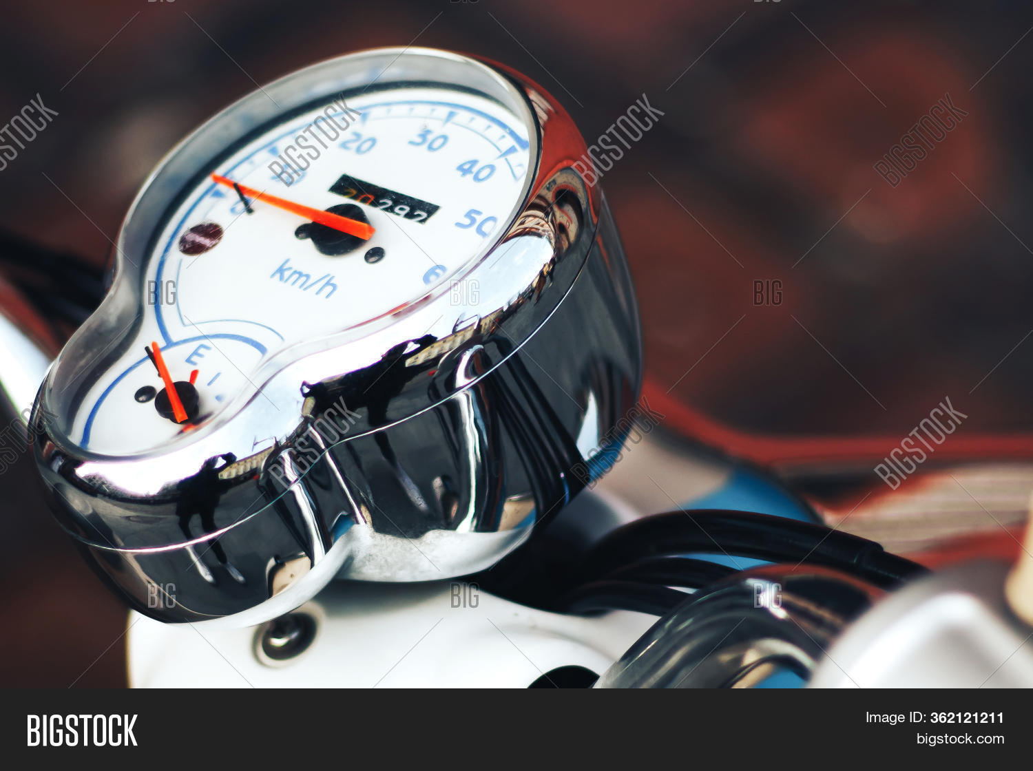 Chrome Speedometer On Image & Photo (Free Trial) | Bigstock