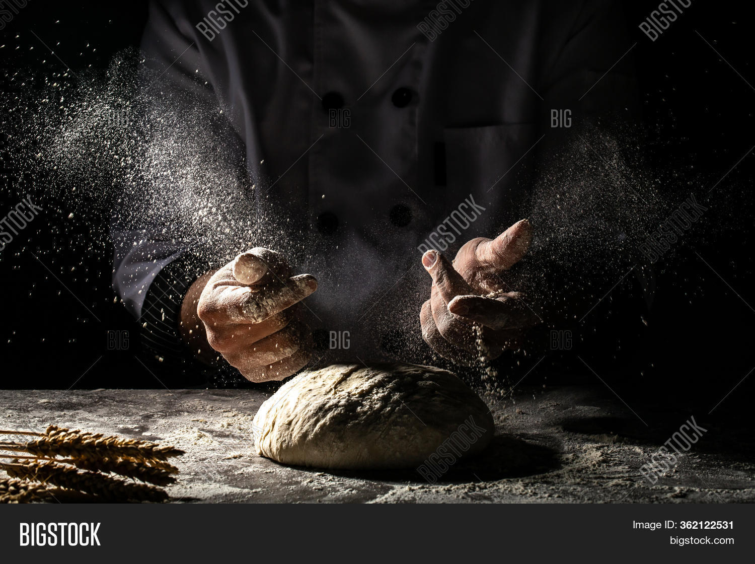 Photo Flour Men Hands Image & Photo (Free Trial) | Bigstock