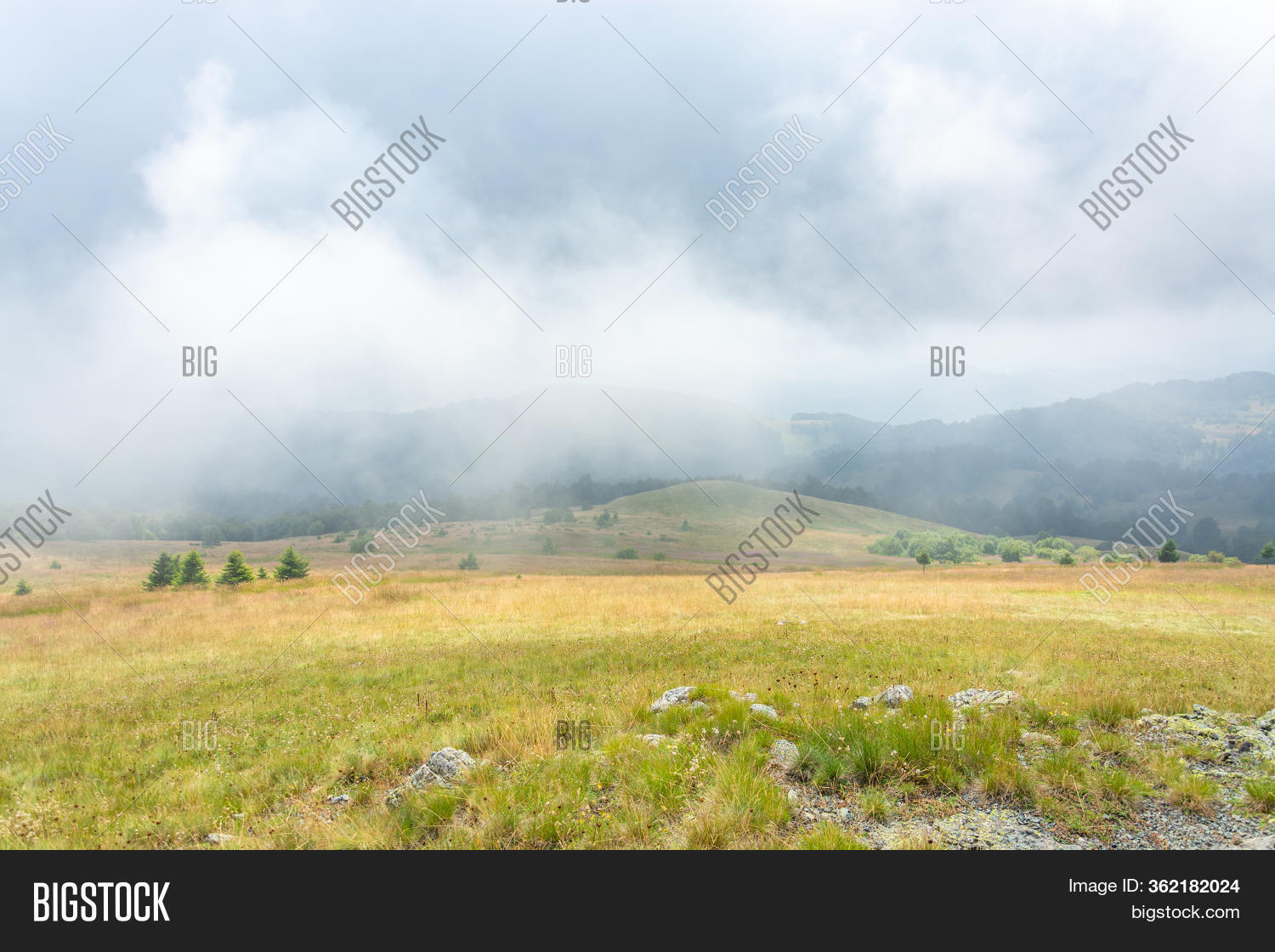 Foggy Morning Mountain Image & Photo (Free Trial) | Bigstock
