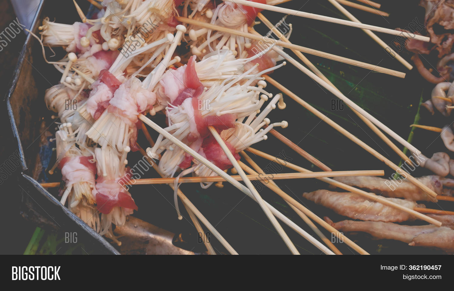 Grilled Pork Entrails Image & Photo (Free Trial) | Bigstock