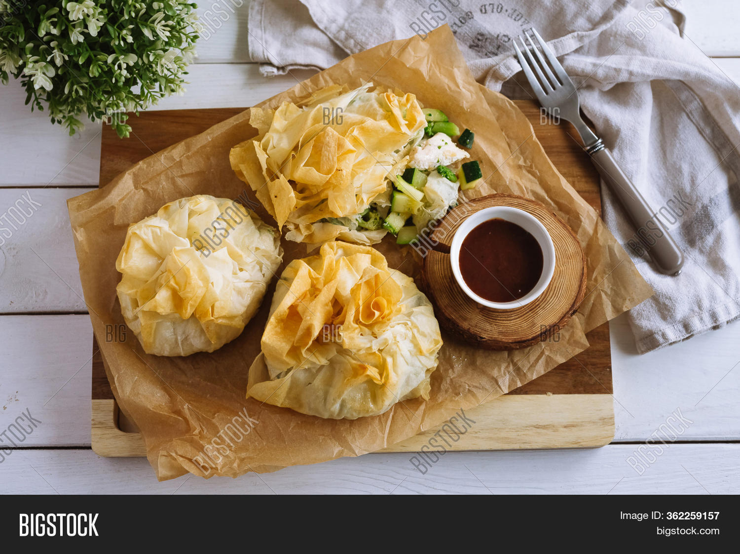 Filo Pastry Pouches Image & Photo (Free Trial) | Bigstock