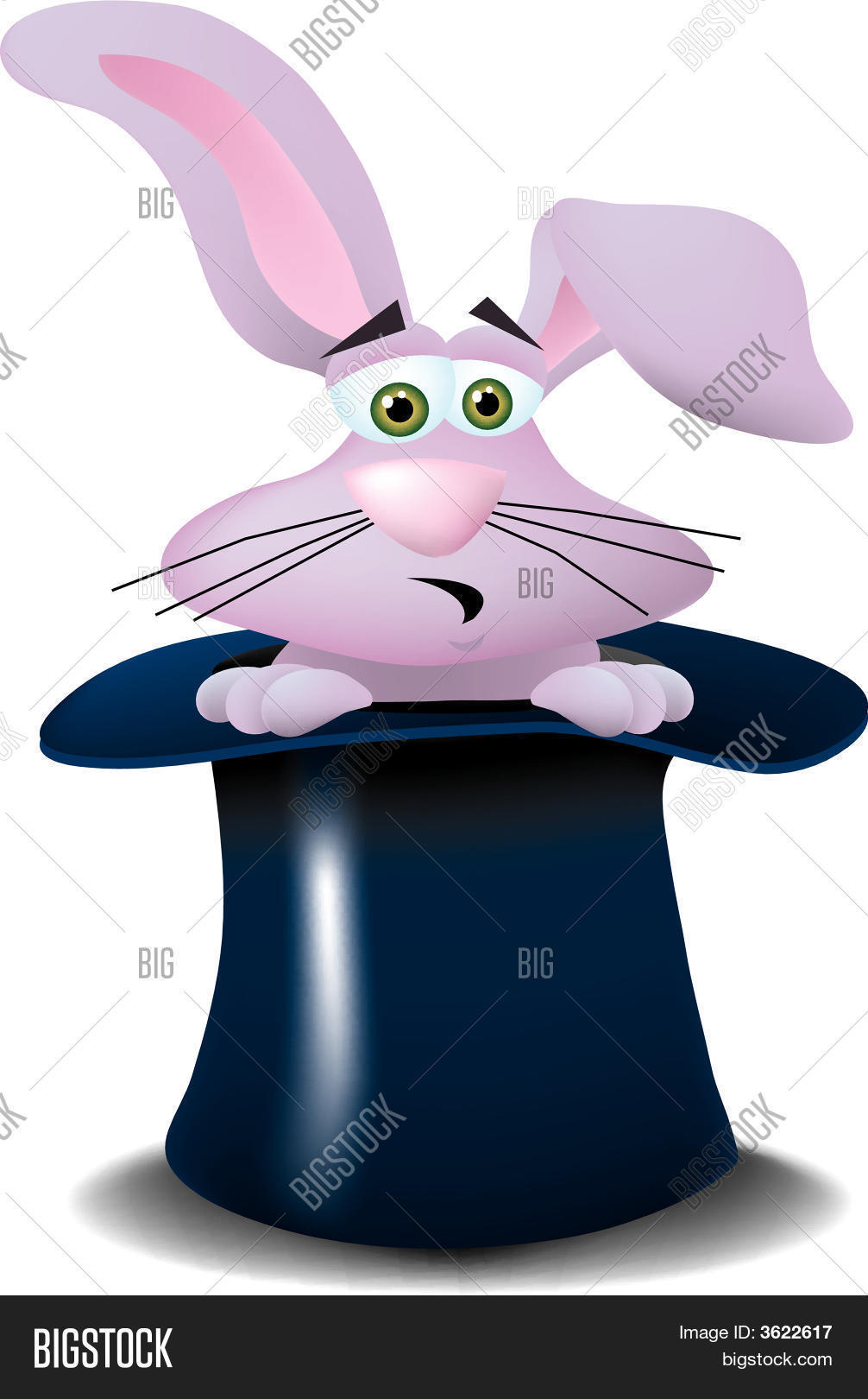 Rabbit Out Hat Vector & Photo (Free Trial) | Bigstock