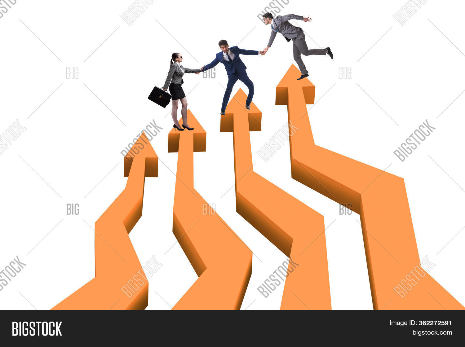 Colleagues Helping Image & Photo (Free Trial) | Bigstock