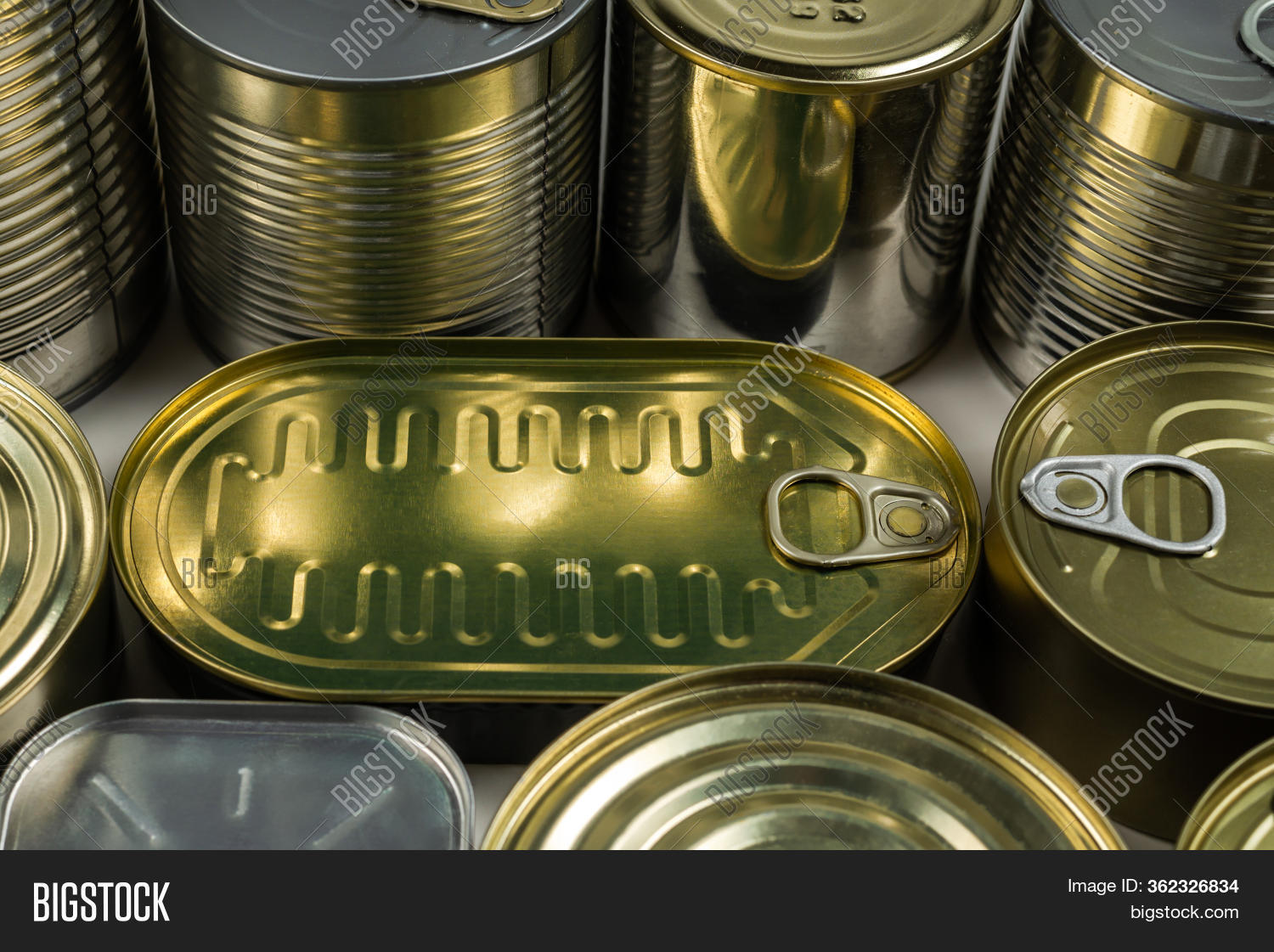 Mix Cans Isolated On Image & Photo (Free Trial) | Bigstock