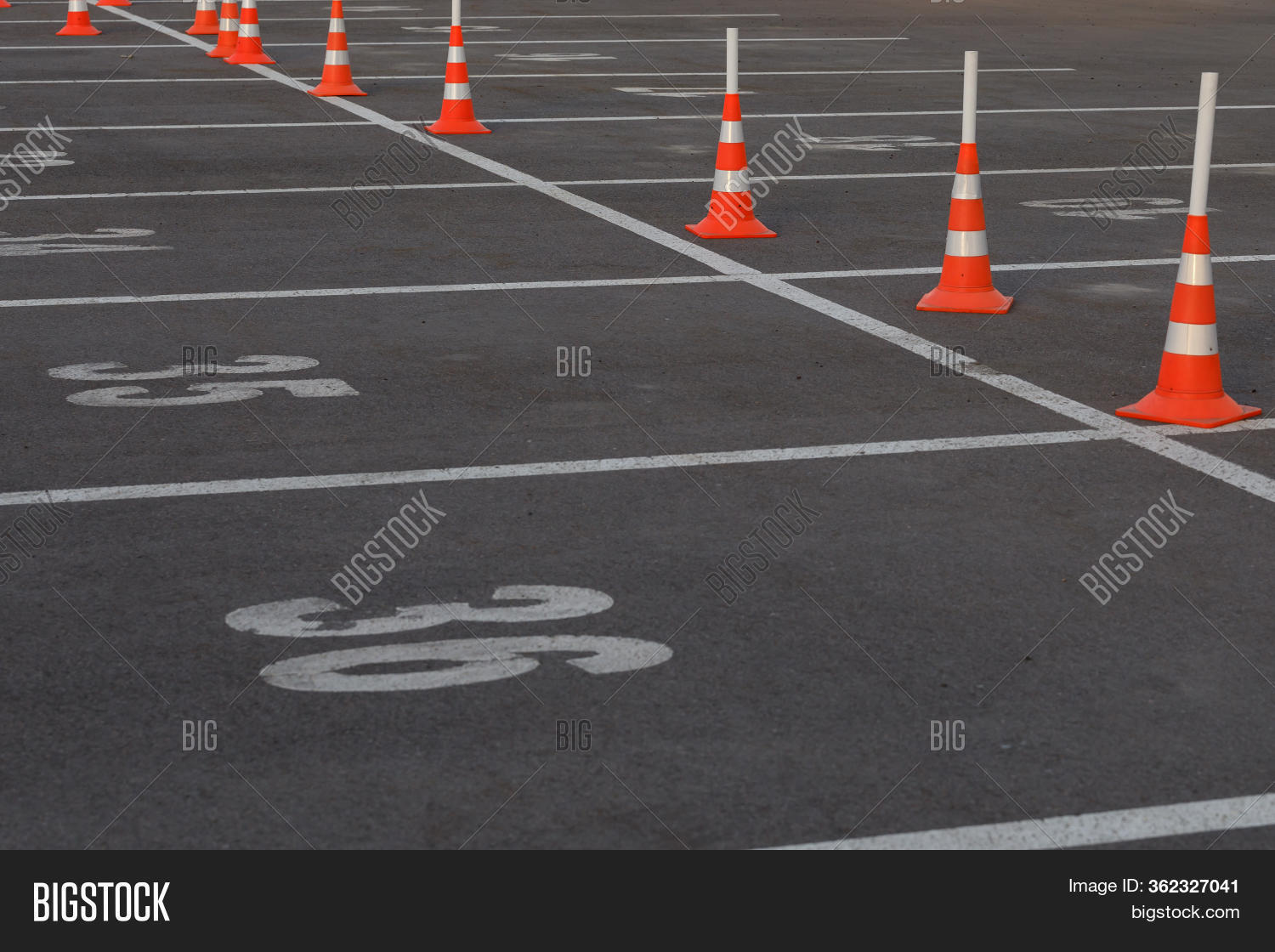 Car Parking White Mark Image & Photo (Free Trial) | Bigstock