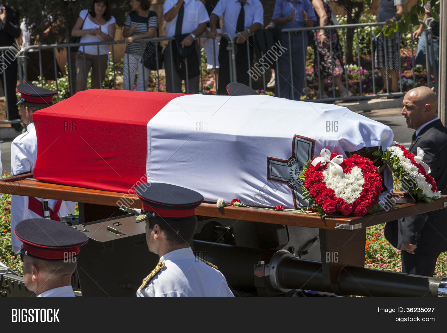 Dom Mintoff Funeral Image & Photo (Free Trial) | Bigstock