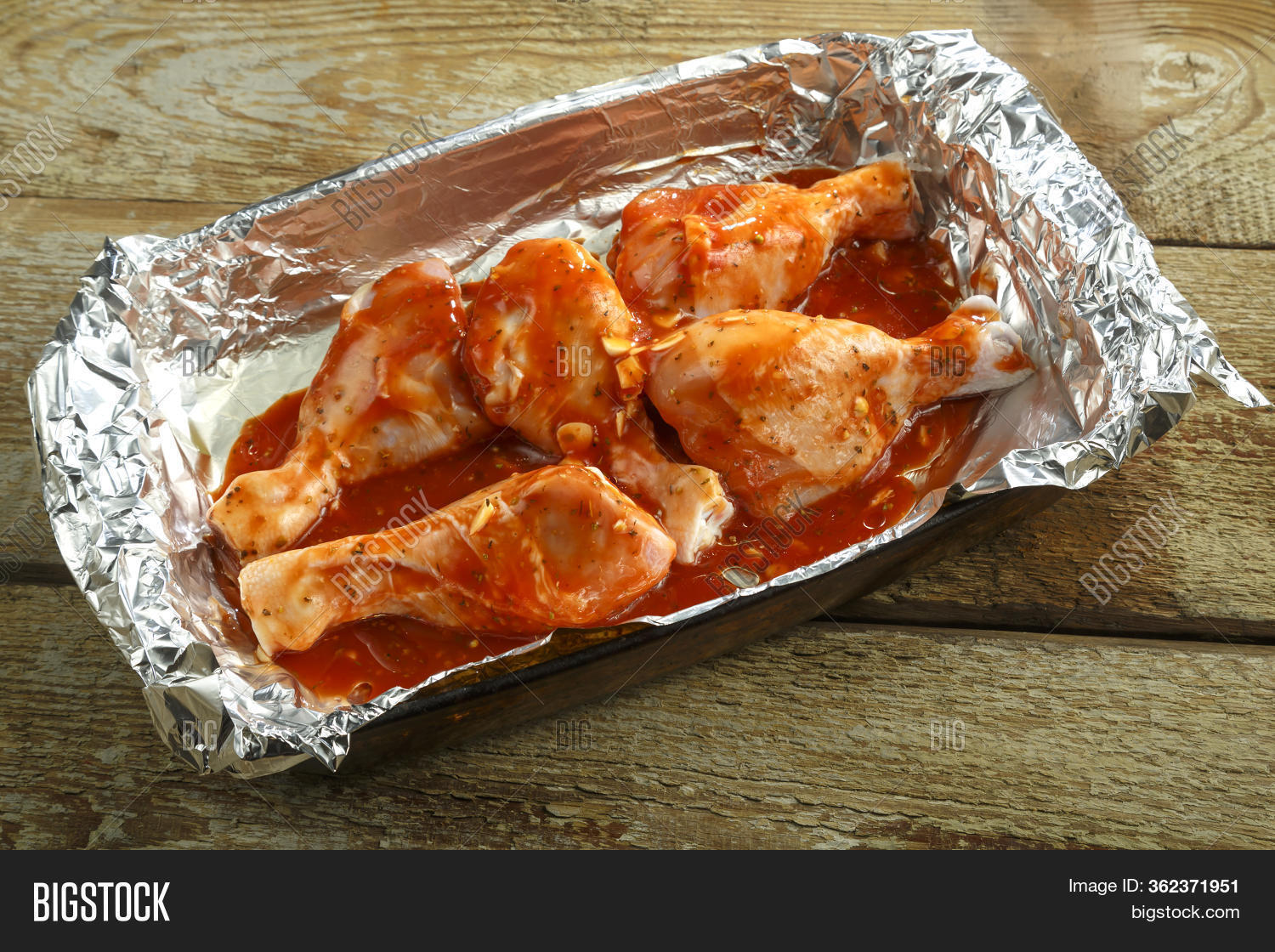 Chicken Legs Marinated Image & Photo (Free Trial) | Bigstock