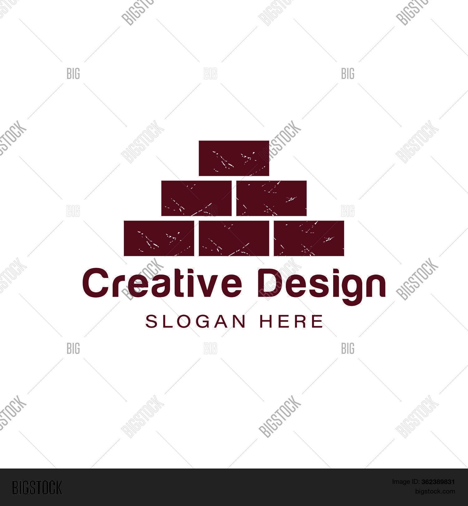 Pile Red Brick. Vector & Photo (Free Trial) | Bigstock