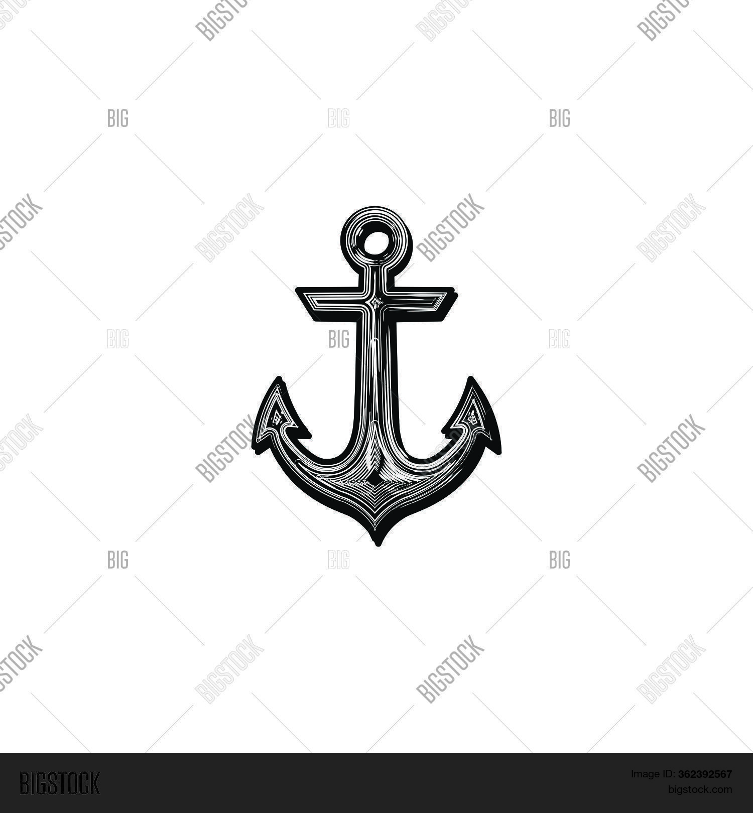 Anchor. Navy. Vector & Photo (Free Trial) | Bigstock