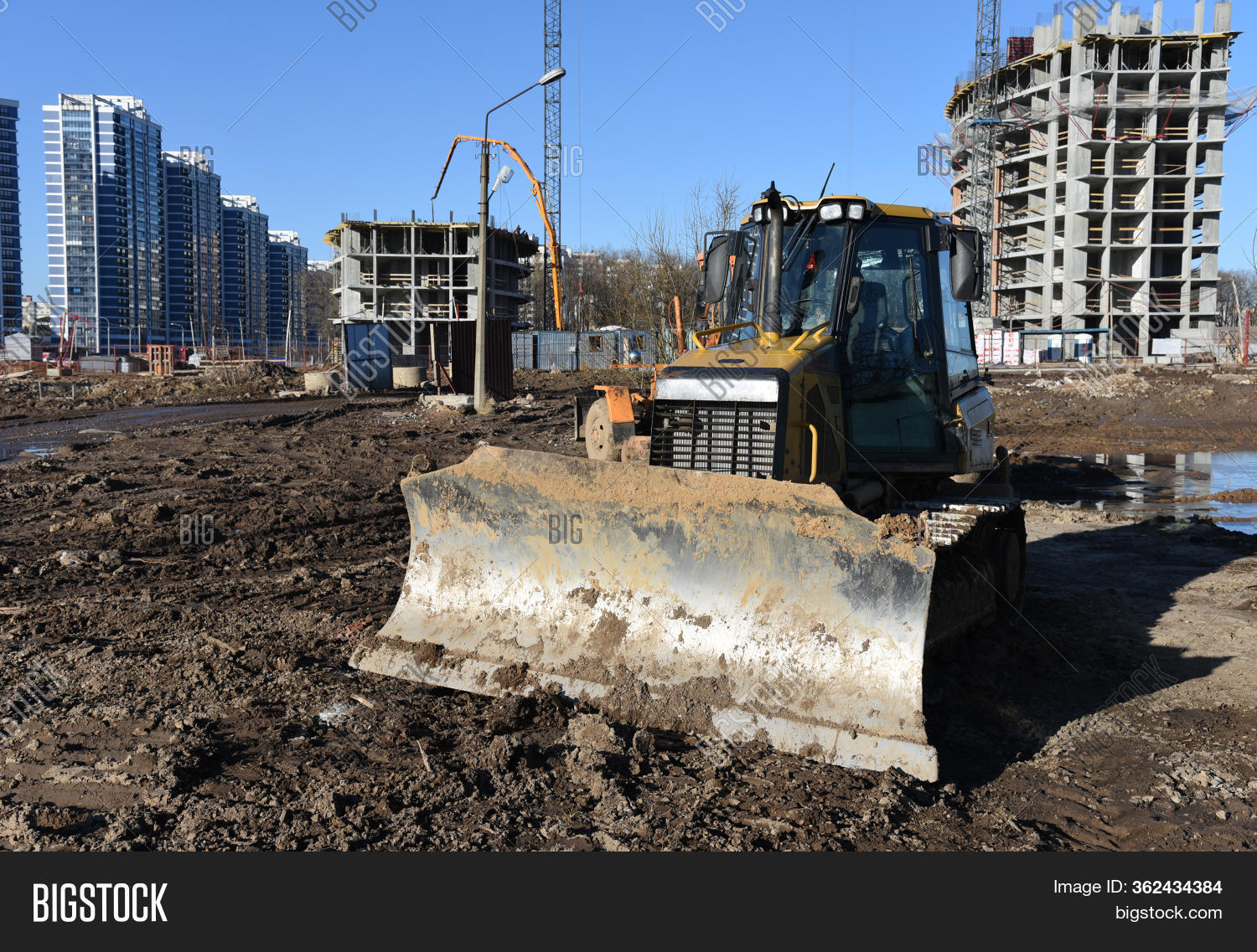Dozer Working Image & Photo (Free Trial) | Bigstock