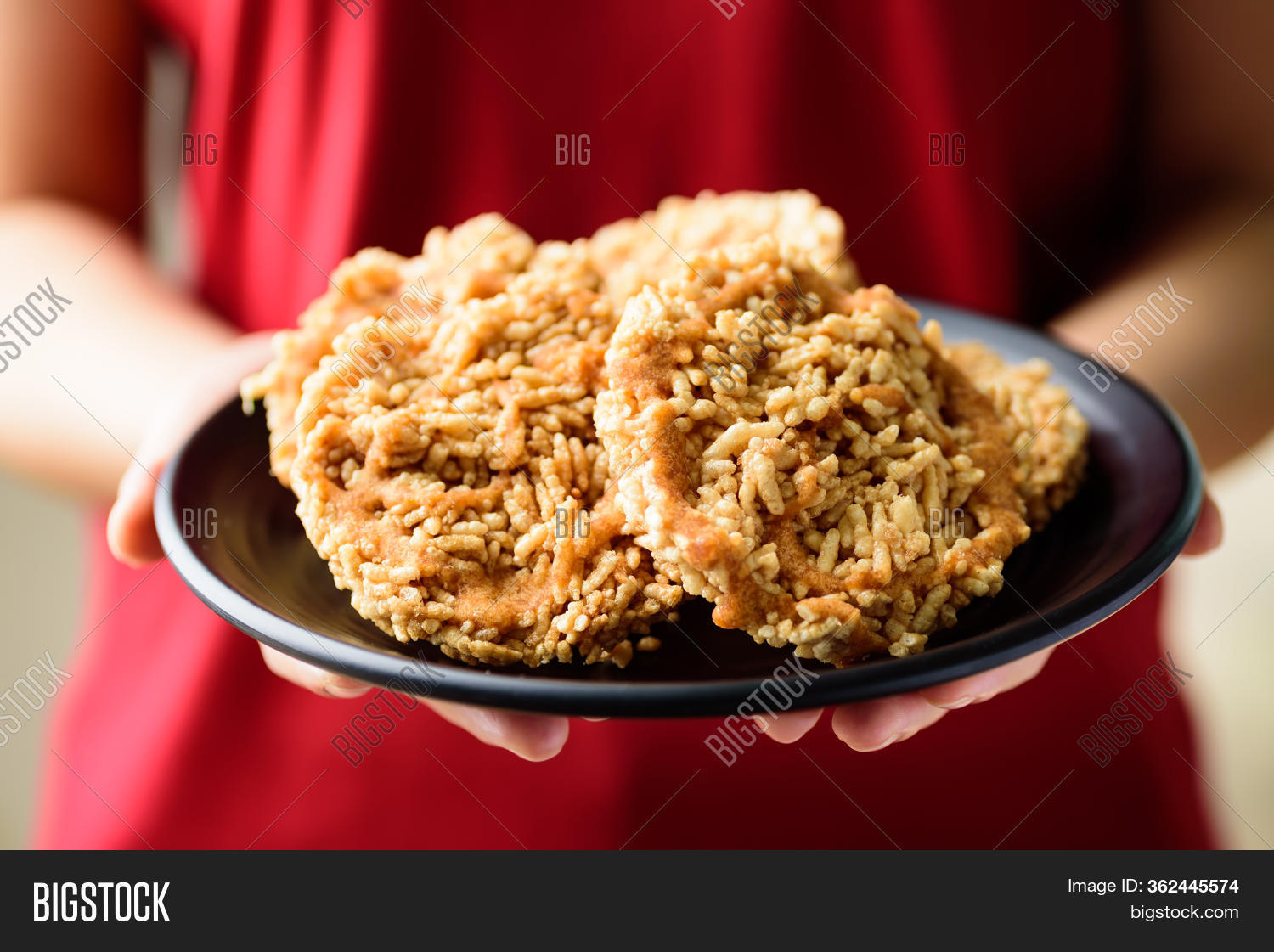 Sweet Crispy Rice Cane Image & Photo (Free Trial) | Bigstock