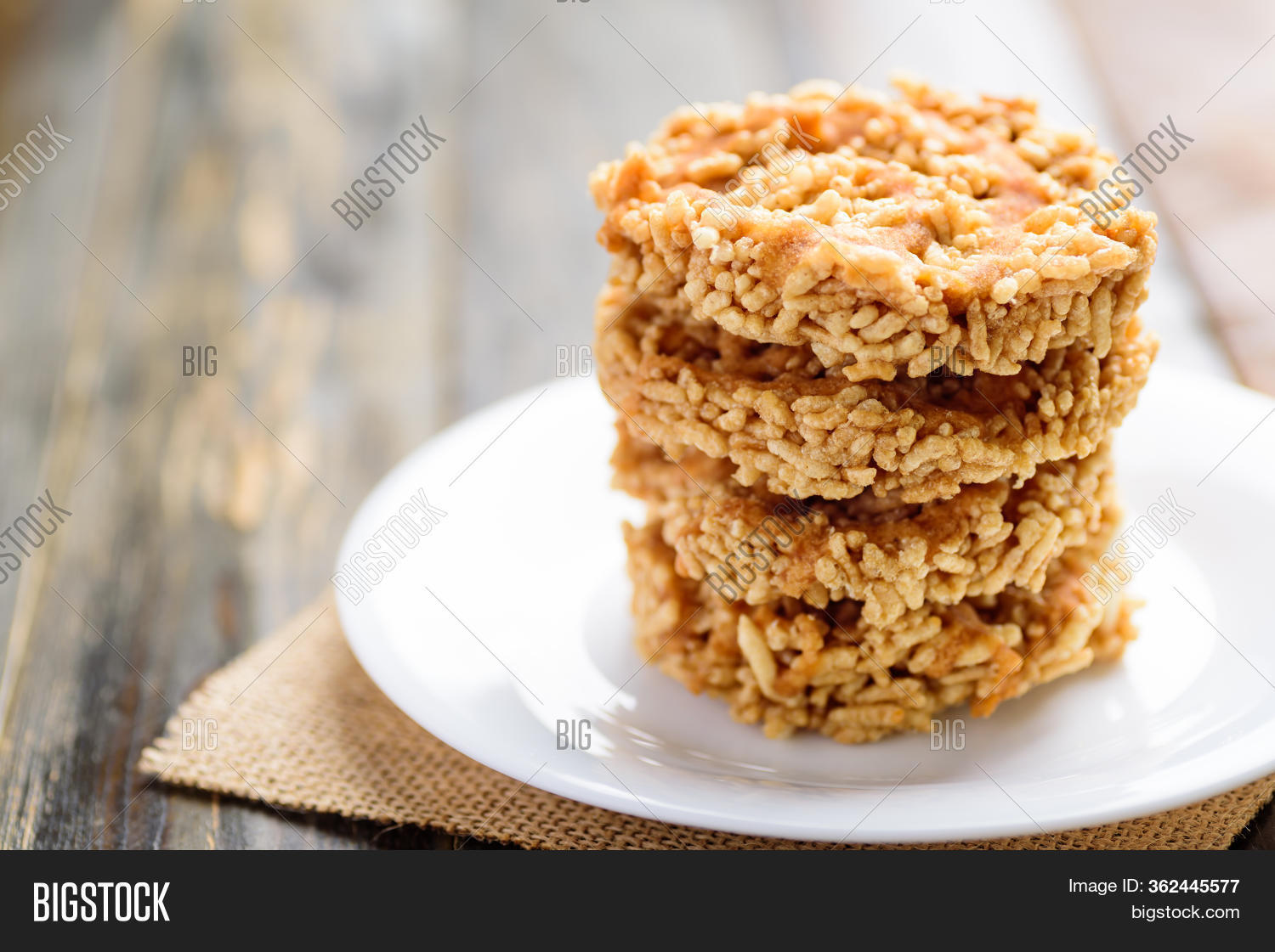 Sweet Crispy Rice Cane Image & Photo (Free Trial) | Bigstock